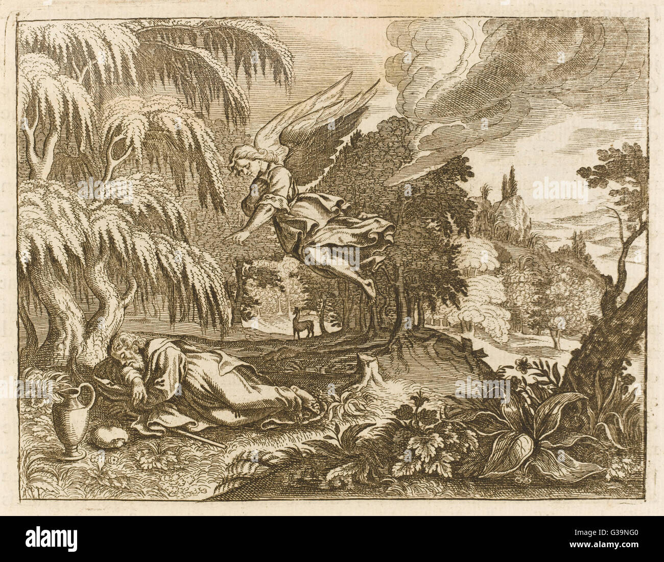 Elijah and the angel hi-res stock photography and images - Alamy