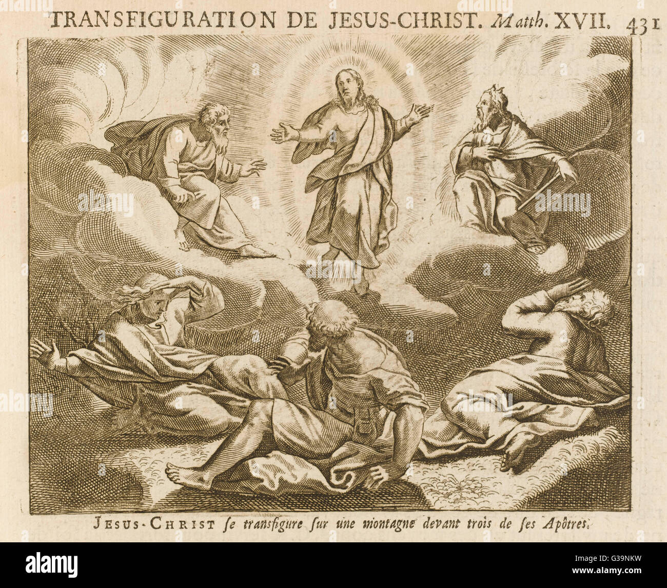 Jesus is transfigured hi-res stock photography and images - Alamy