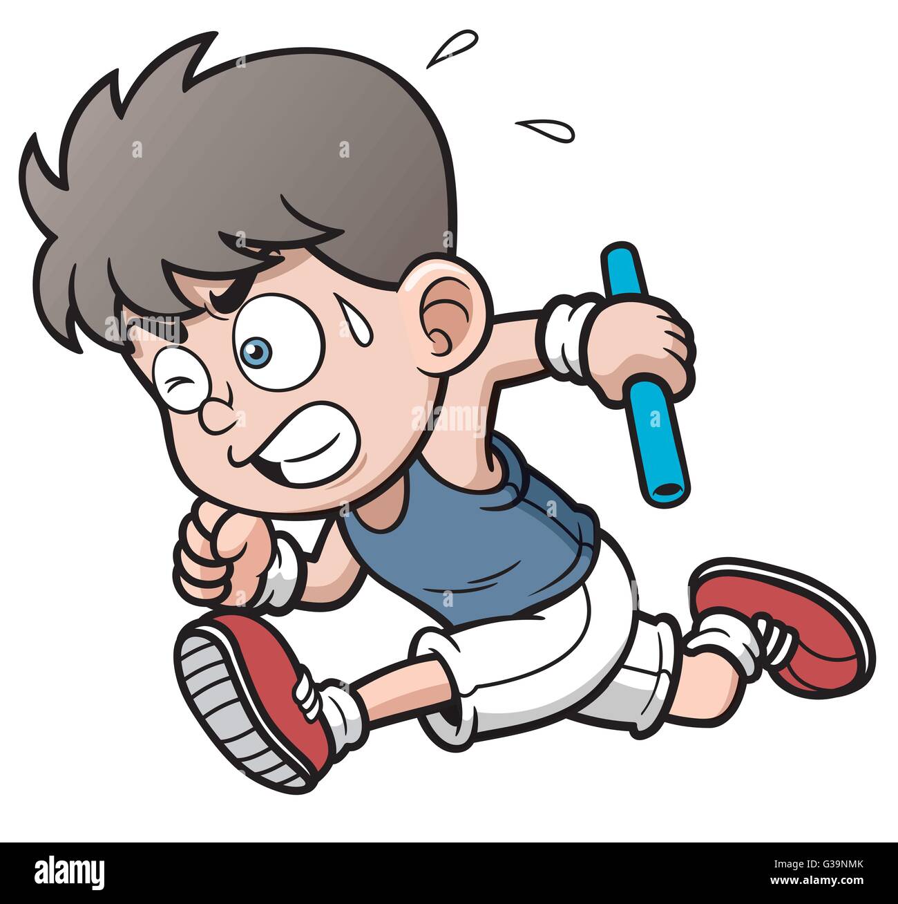 Runner kid Cut Out Stock Images & Pictures - Alamy