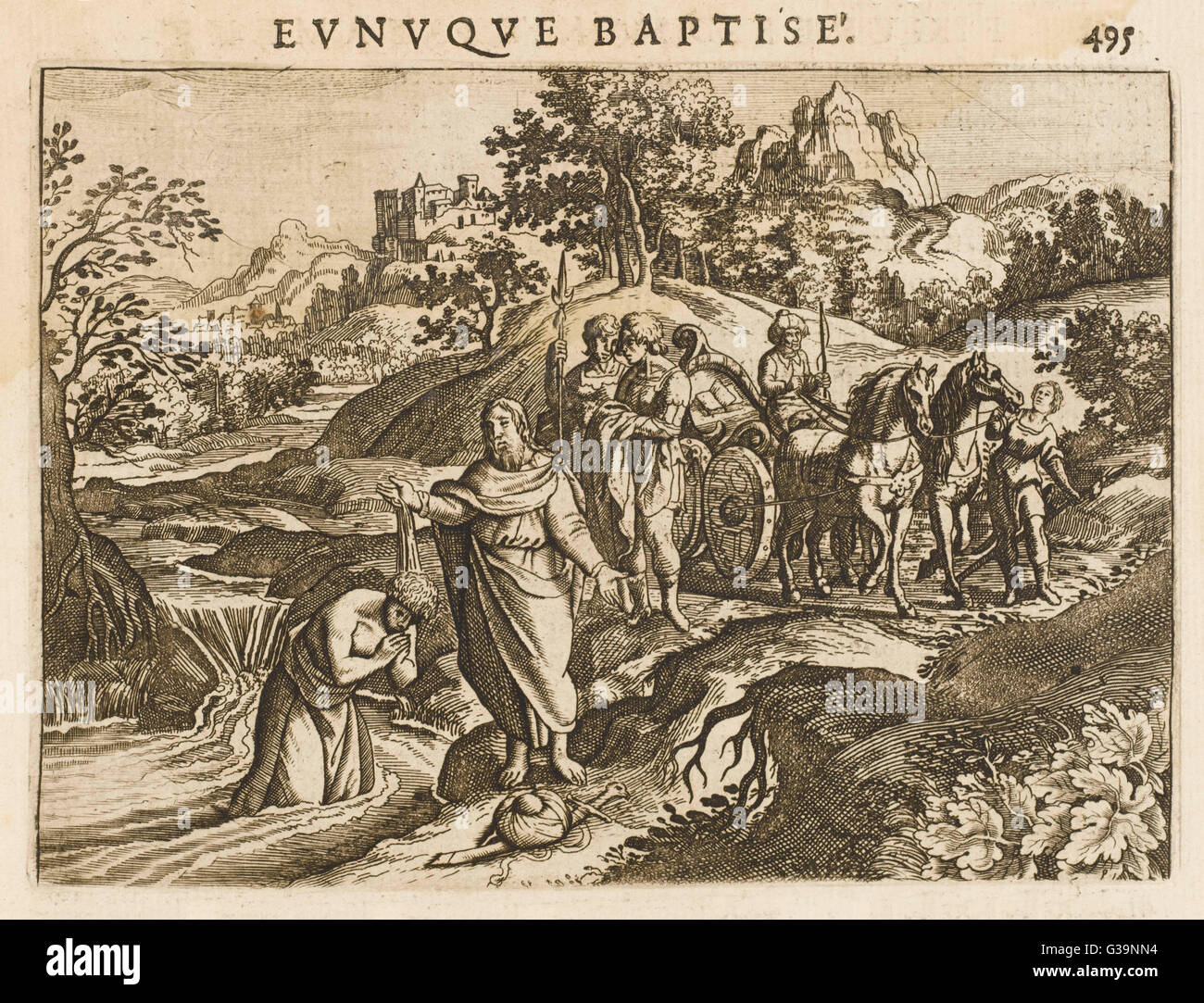 Saint Philip the Deacon reveals the faith to a eunuch of the queen of ...