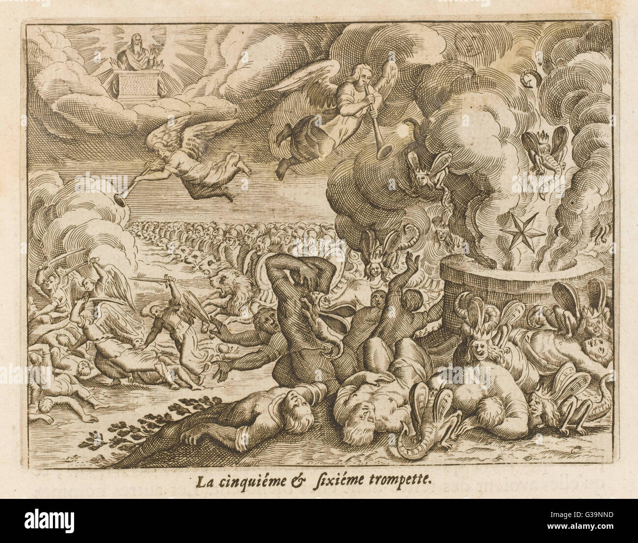 Trumpets apocalypse hi-res stock photography and images - Alamy