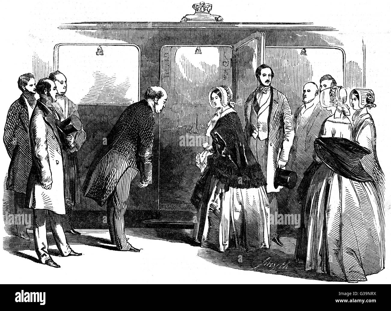 George and victoria Black and White Stock Photos & Images - Alamy