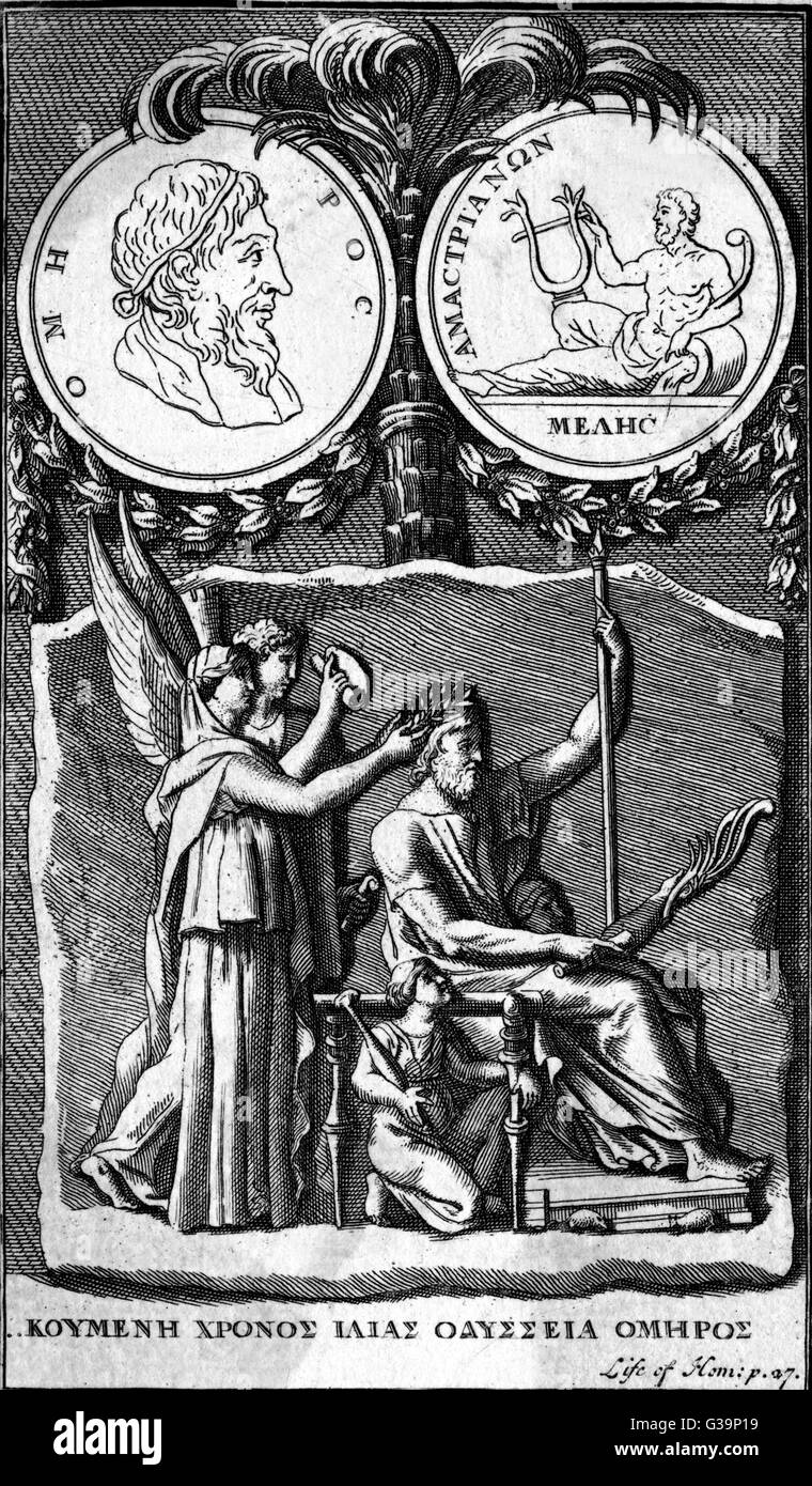 The iliad by homer. Black and White Stock Photos & Images - Alamy