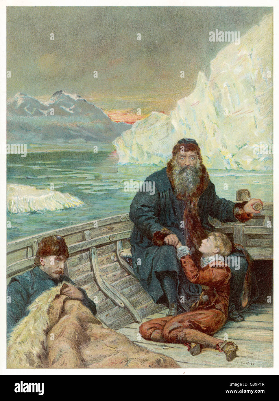 Henry Hudson is cast adrift. Date: 21 June 1611 Stock Photo - Alamy