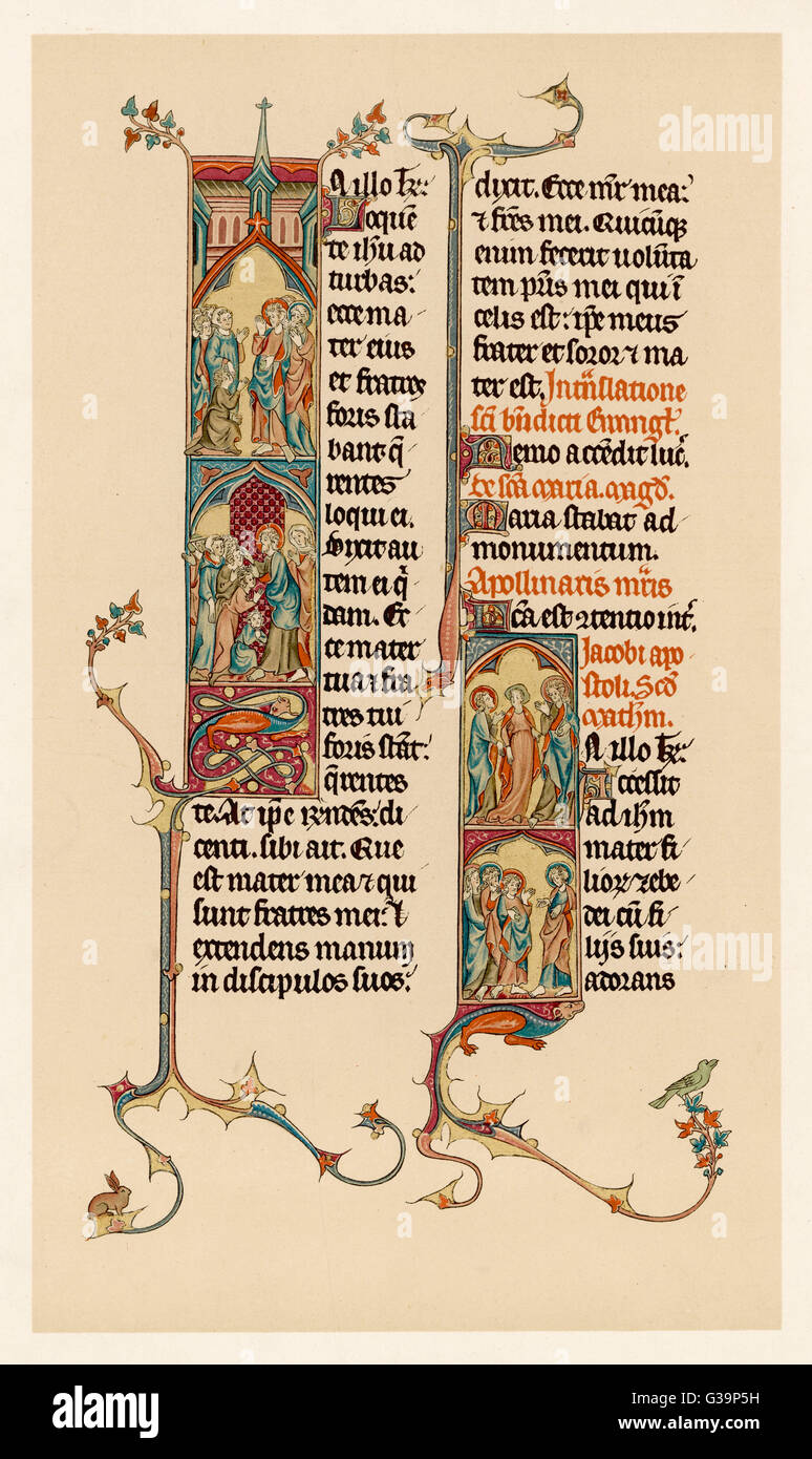 Manuscript lectionary hi-res stock photography and images - Alamy