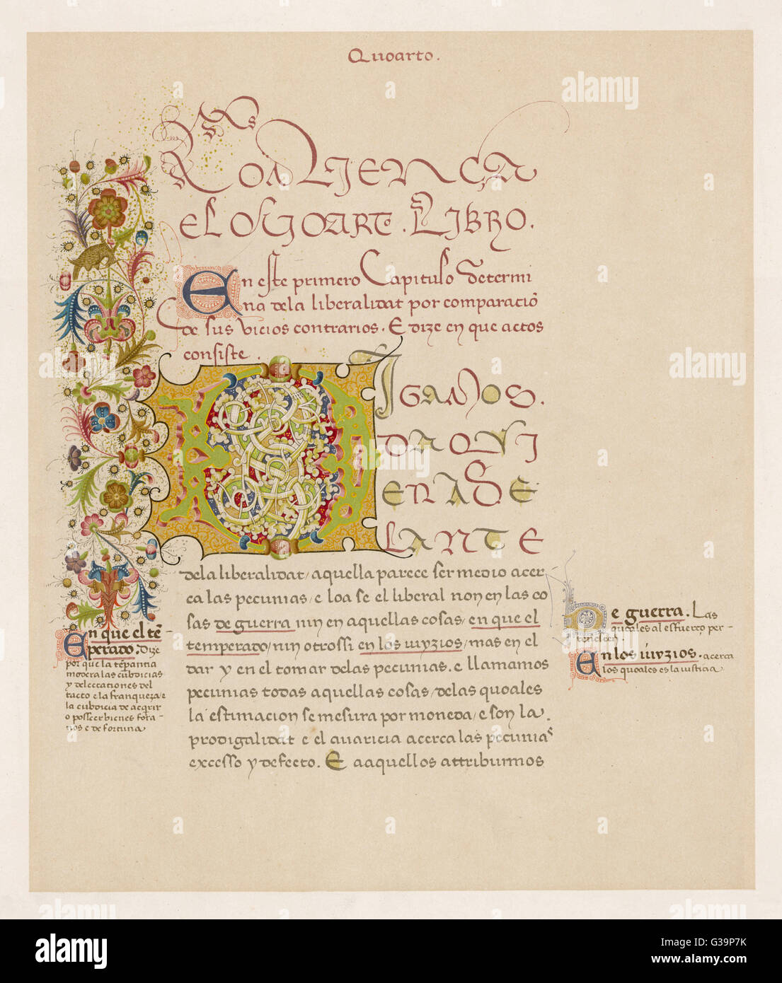 Aristotle manuscript hi-res stock photography and images - Alamy