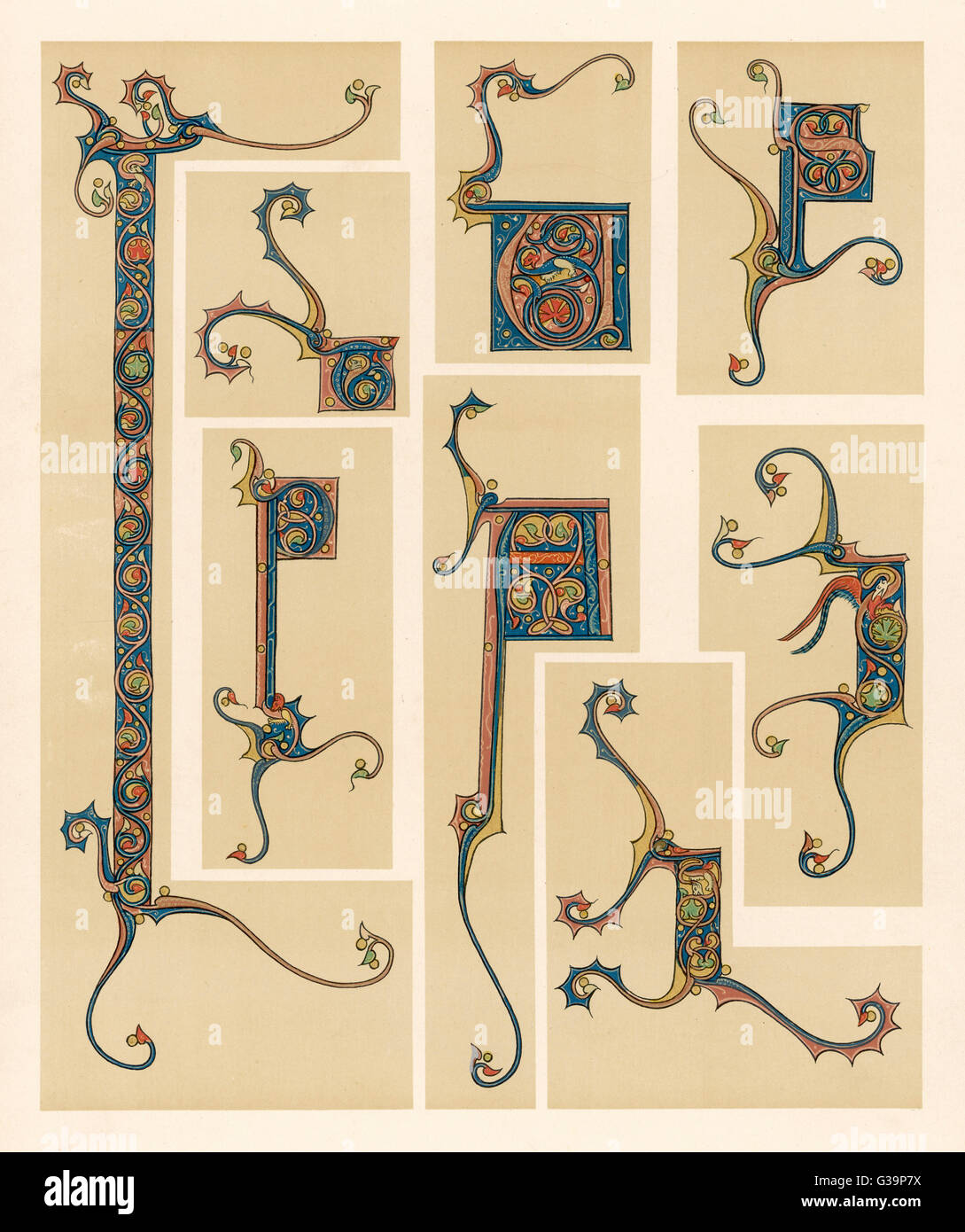 Ornamental letters hi-res stock photography and images - Alamy