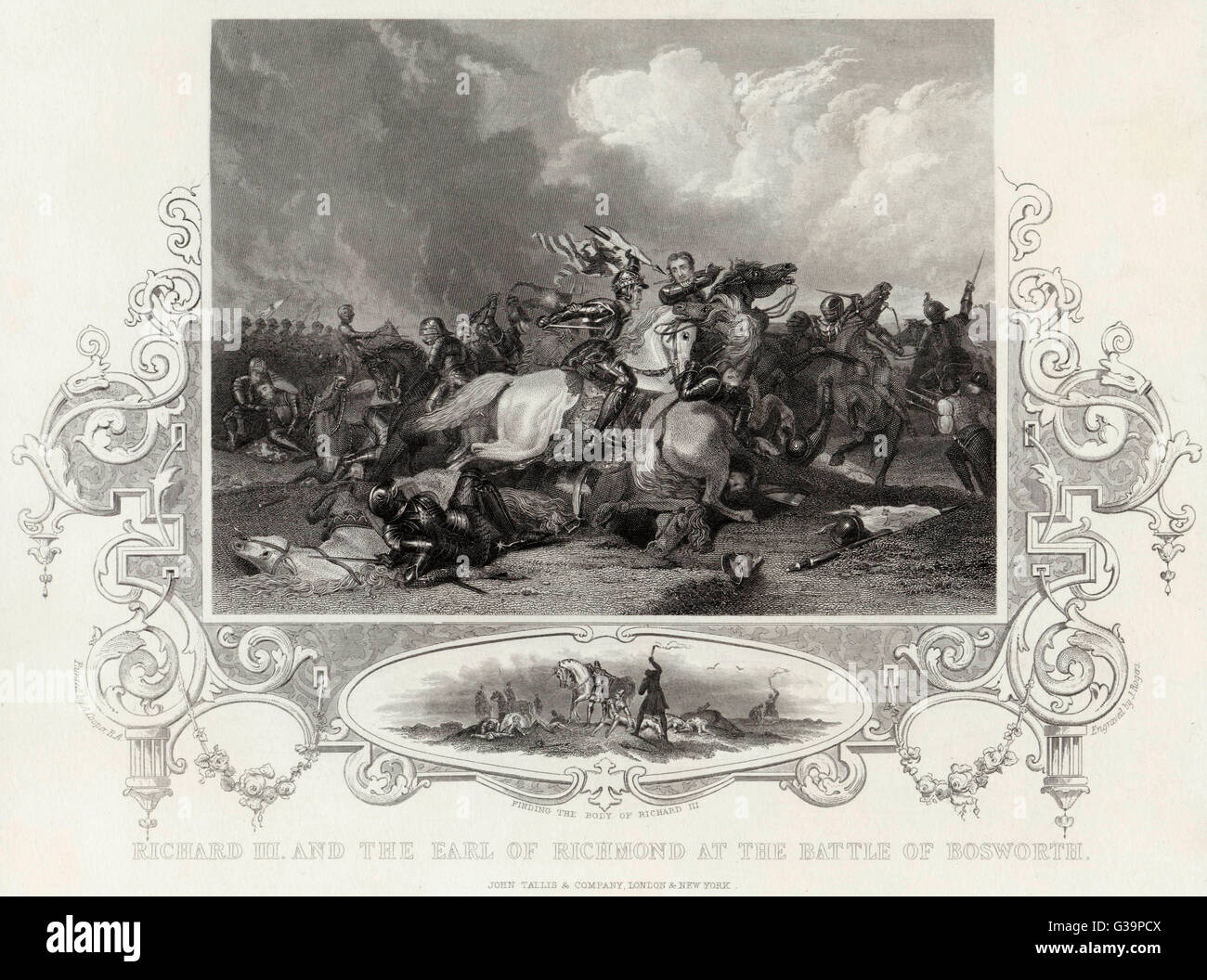 King Richard III and the Earl of Richmond Stock Photo - Alamy