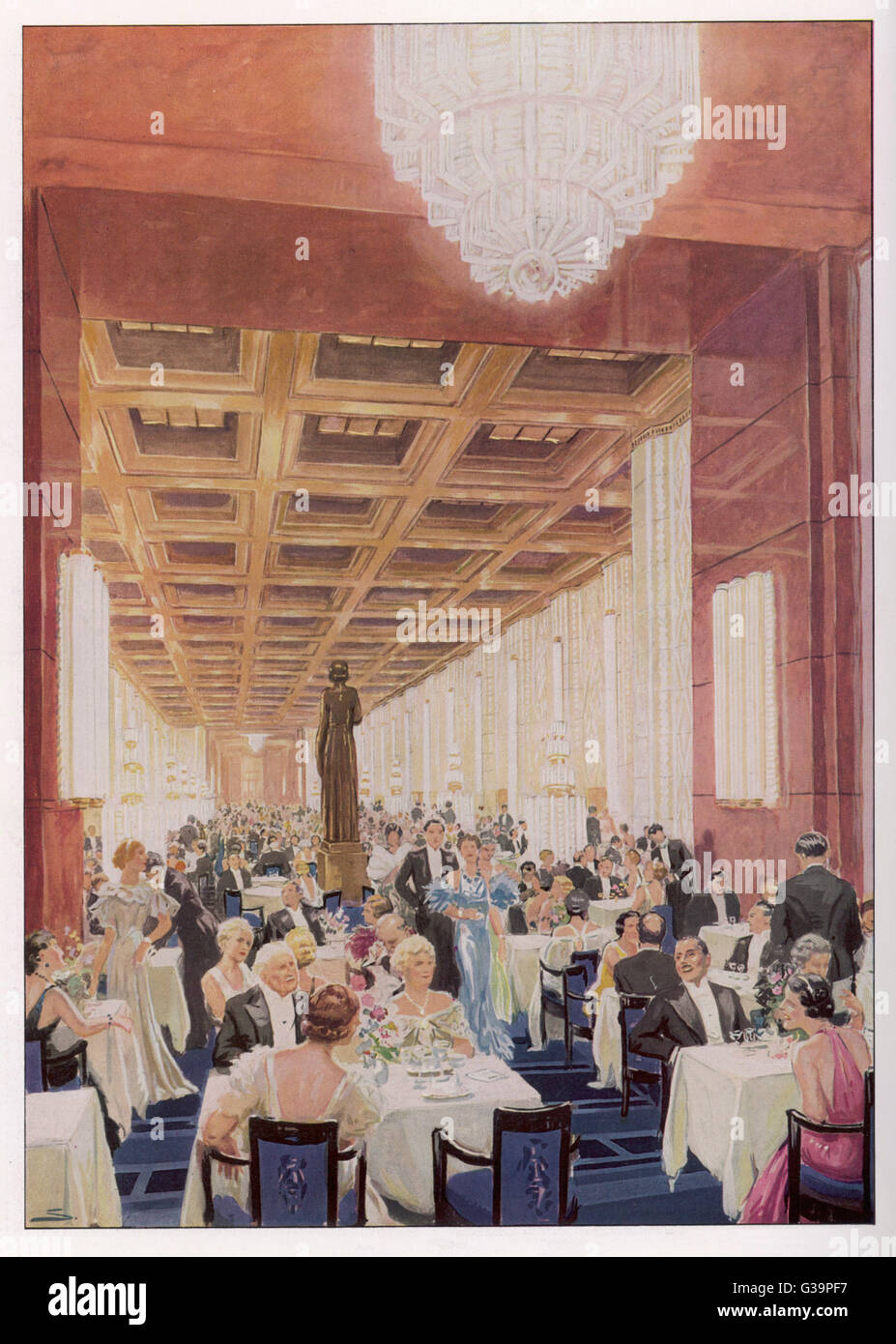 First Class Dining Saloon High Resolution Stock Photography and Images ...