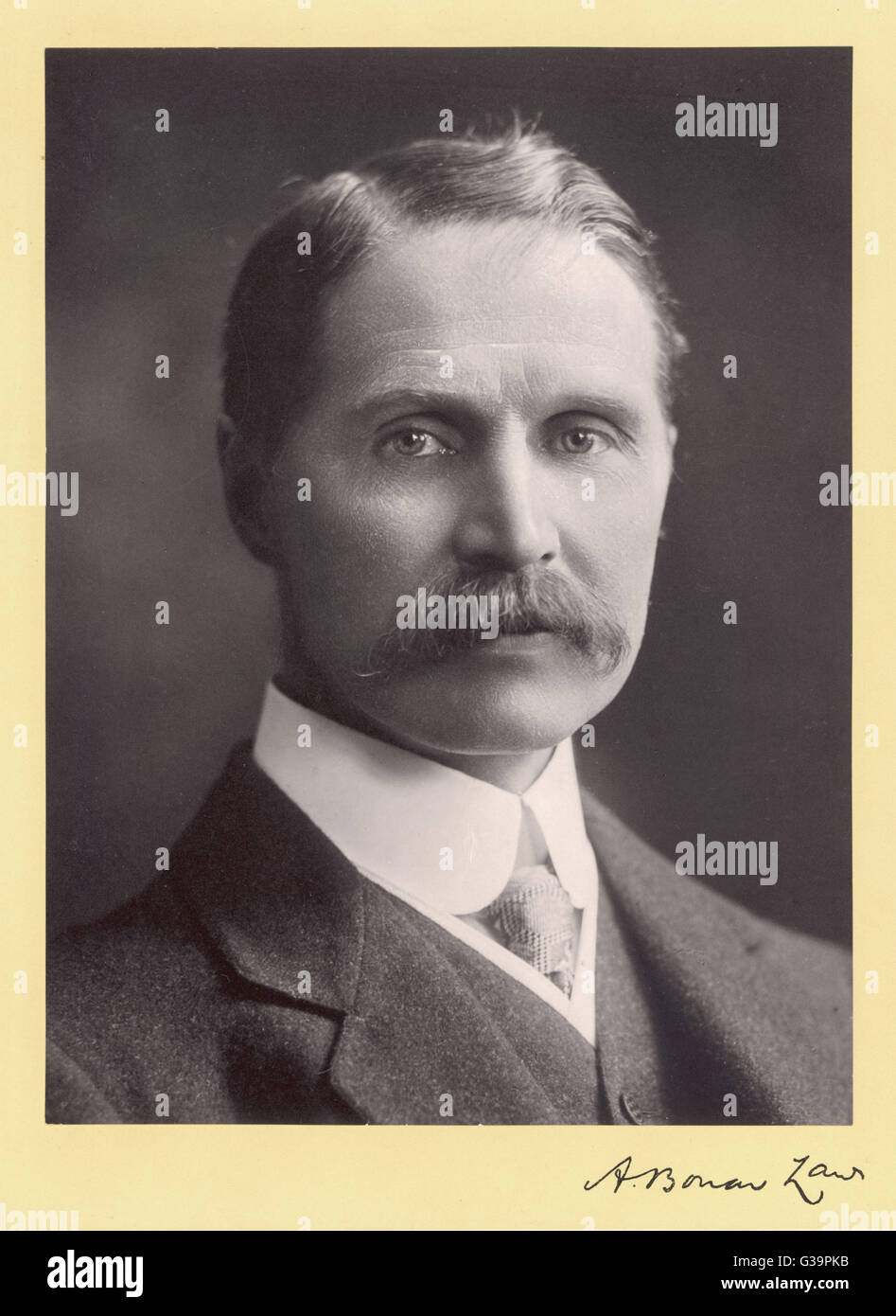 ANDREW BONAR LAW Stock Photo - Alamy