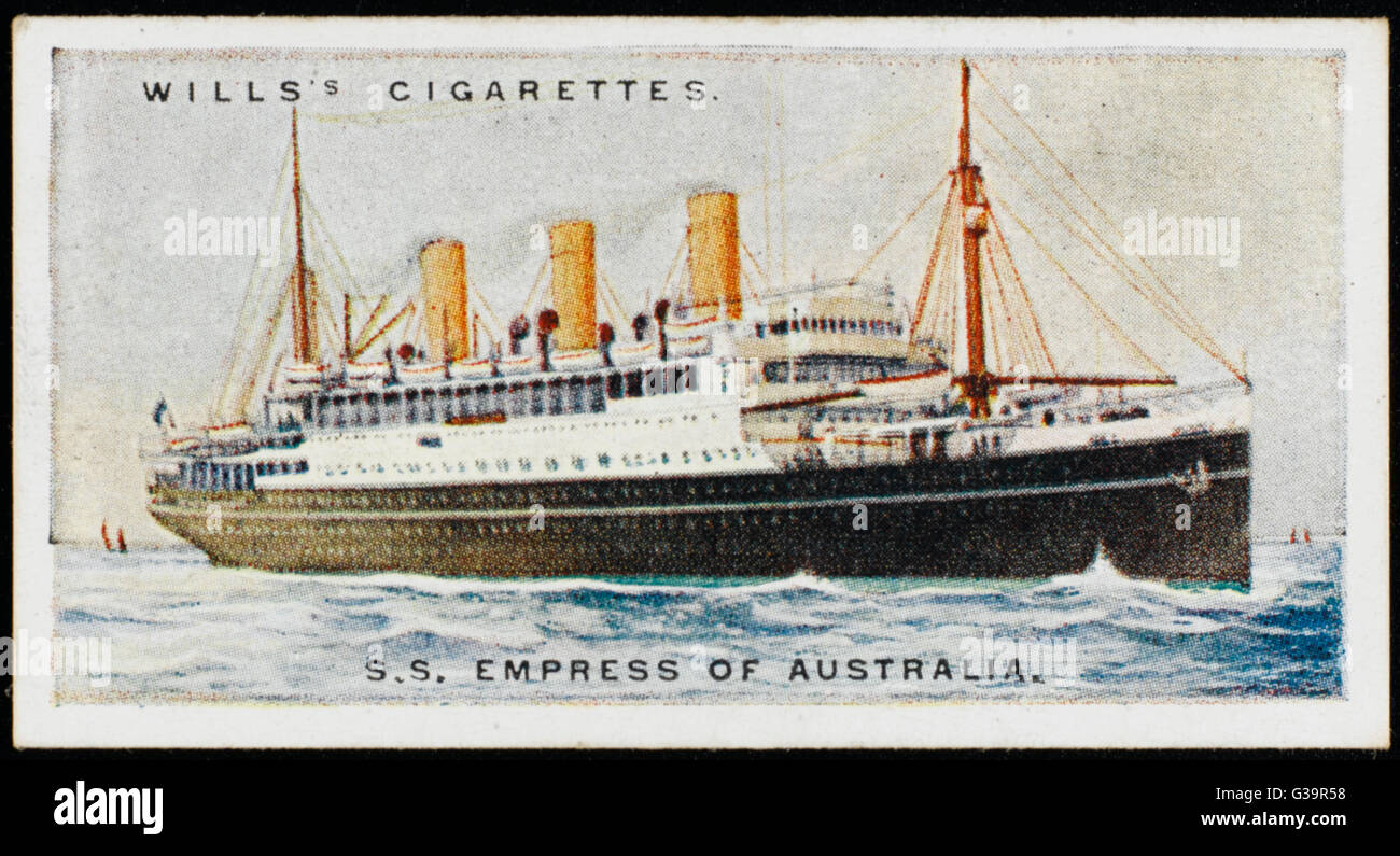 Canadian pacific ship empress hi-res stock photography and images - Alamy