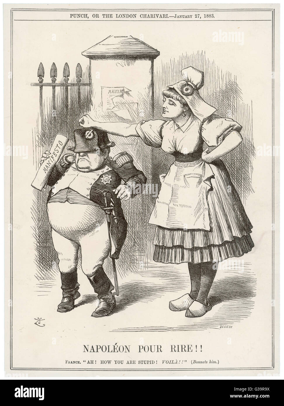 Napoleon cartoon hi-res stock photography and images - Alamy