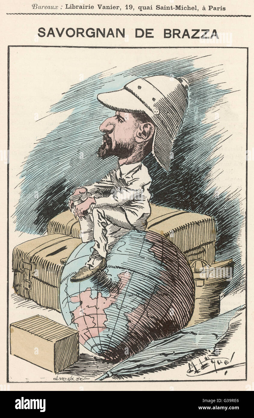 PIERRE SAVORGNAN DE BRAZZA Italian-born French explorer Date: 1852 ...