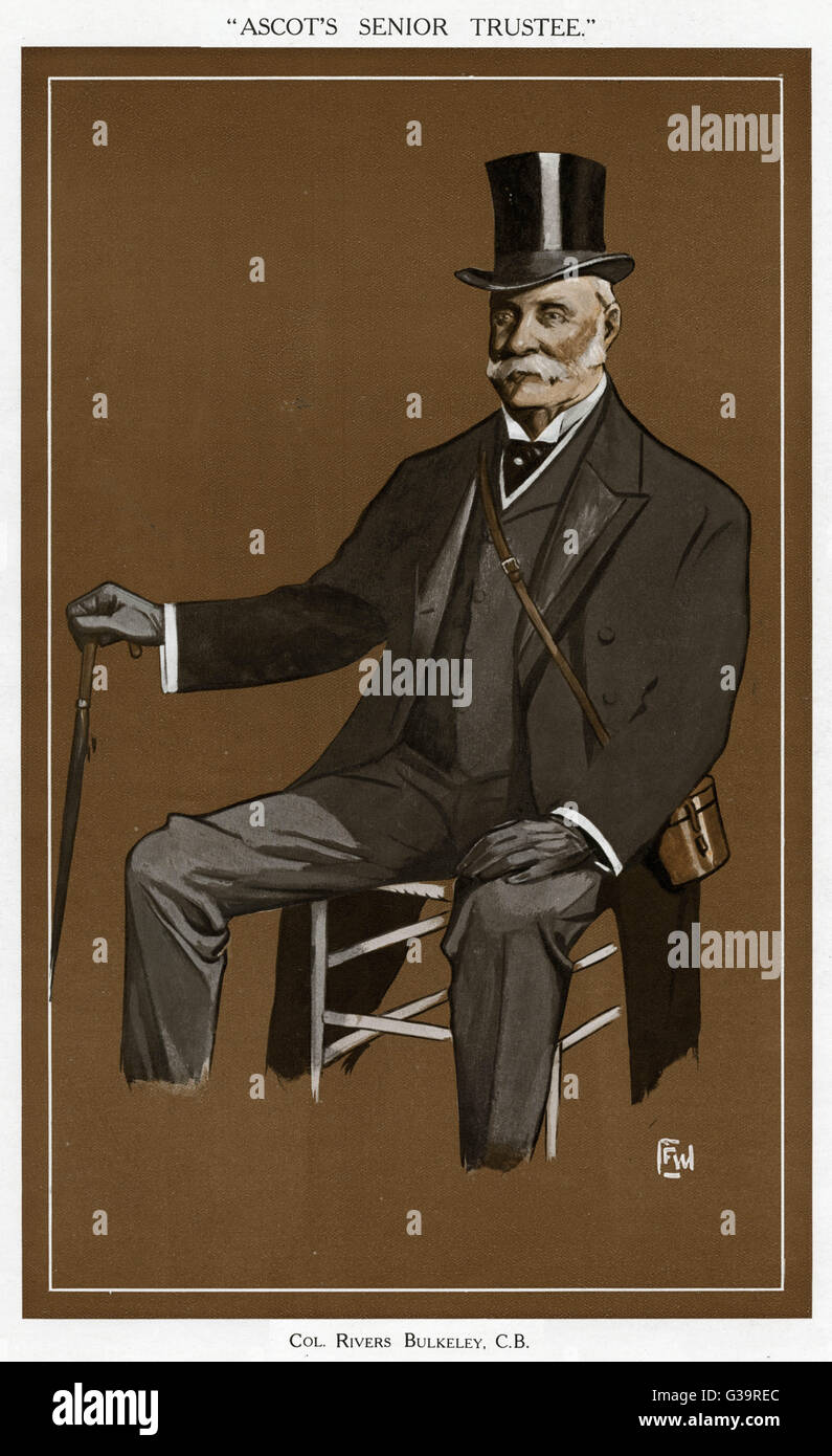 Colonel Rivers Bulkeley Stock Photo - Alamy