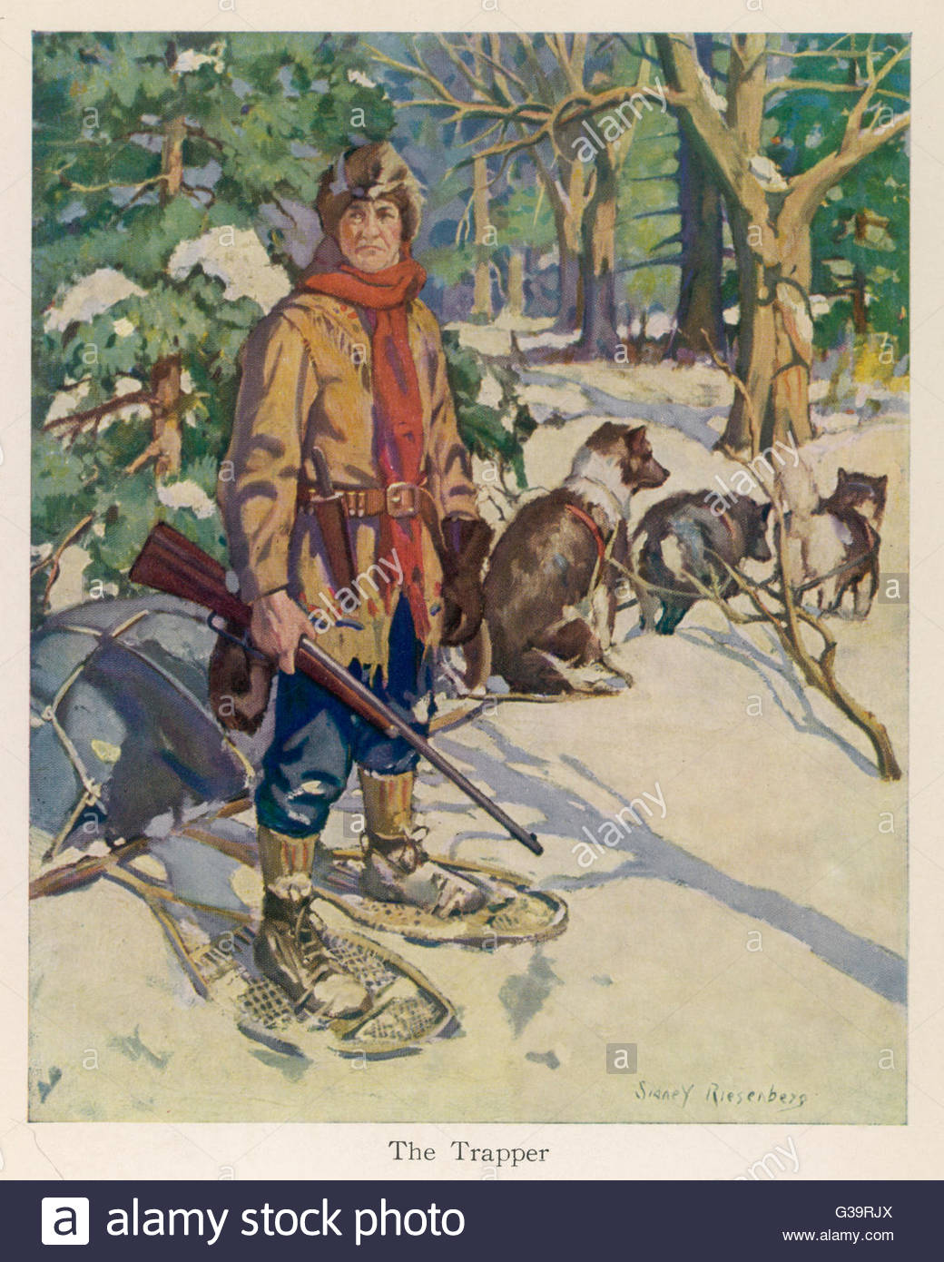 American Trapper Frontiersman Stock Photos & American Trapper ...