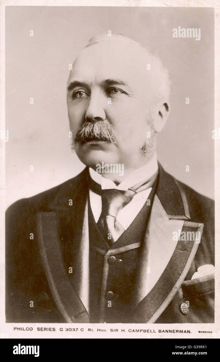 Sir Henry Campbell-bannerman Stock Photo - Alamy