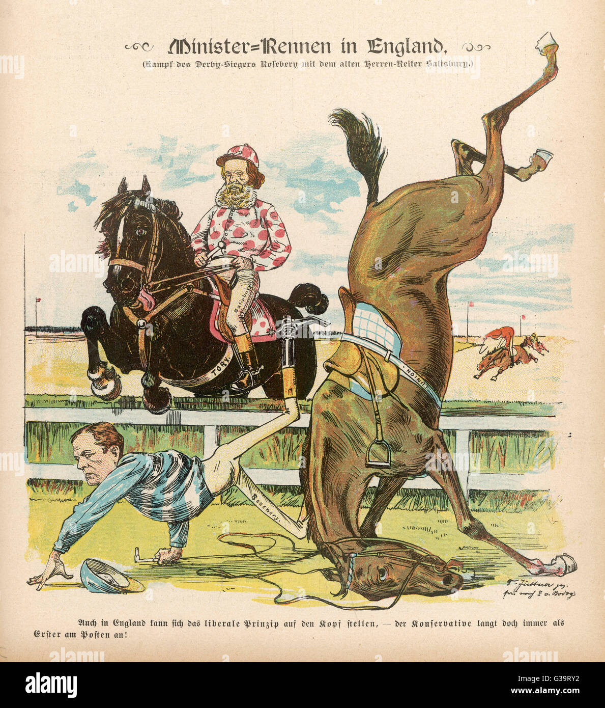 Lord salisbury cartoon hi-res stock photography and images - Alamy