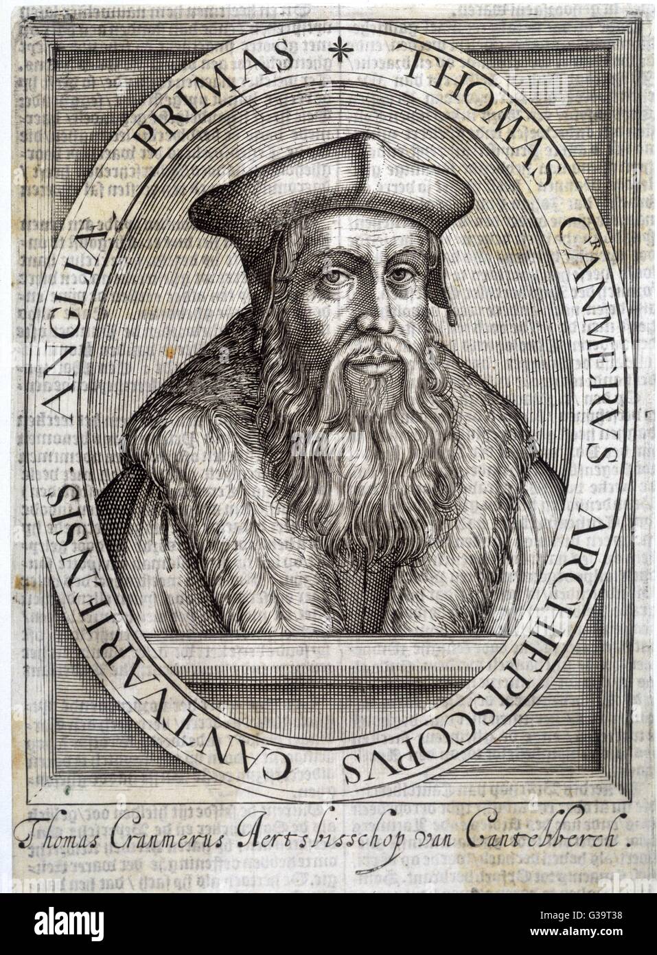 Cranmer archbishop canterbury date 1489 hi-res stock photography and ...