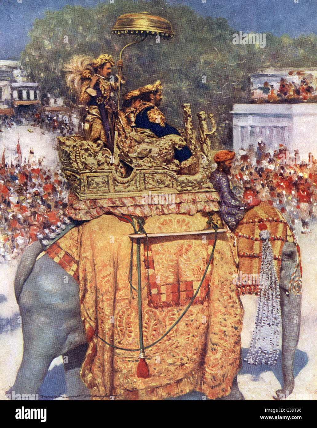 Delhi durbar hi-res stock photography and images - Alamy