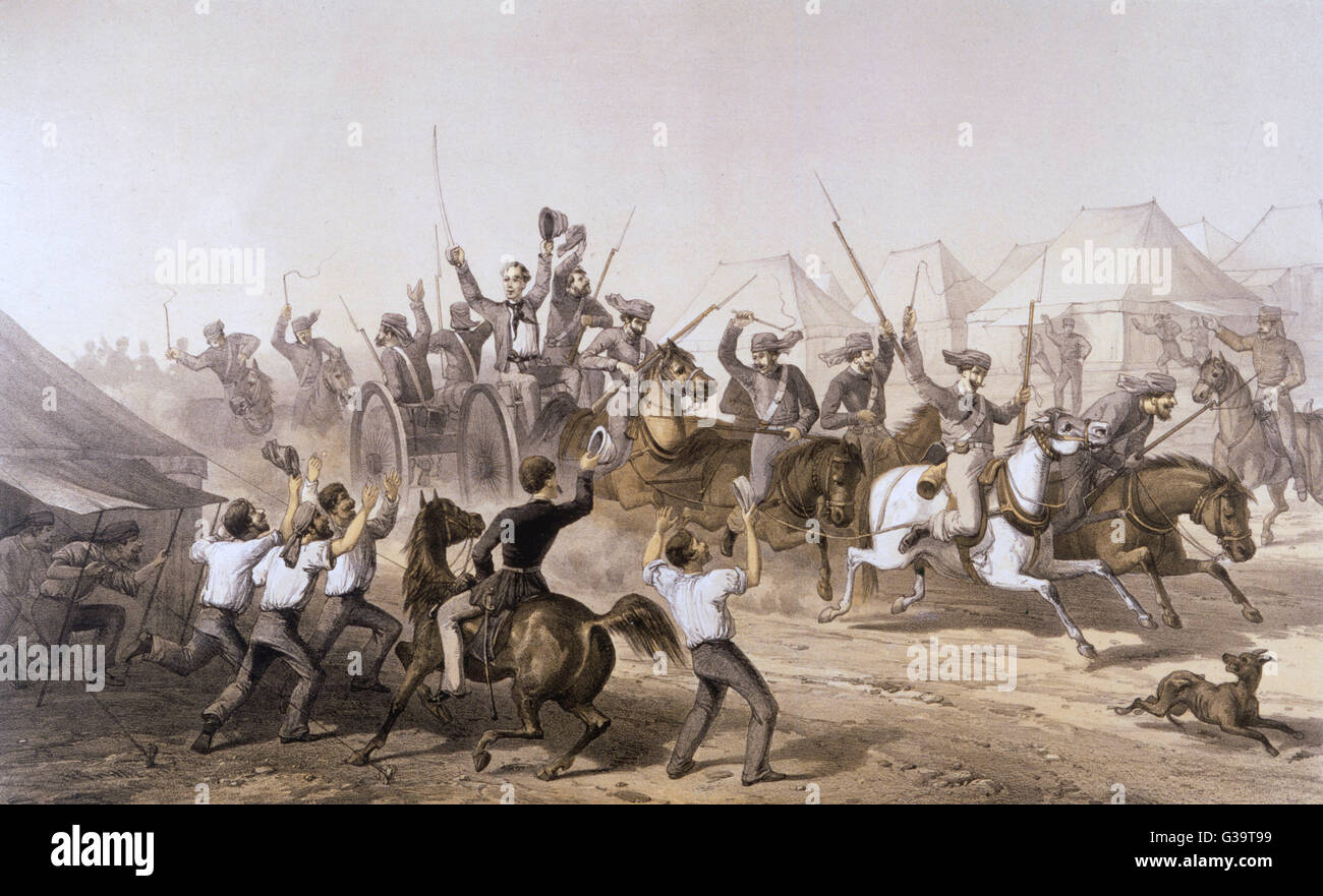 1857 MUTINY/CAPTURED GUN Stock Photo - Alamy