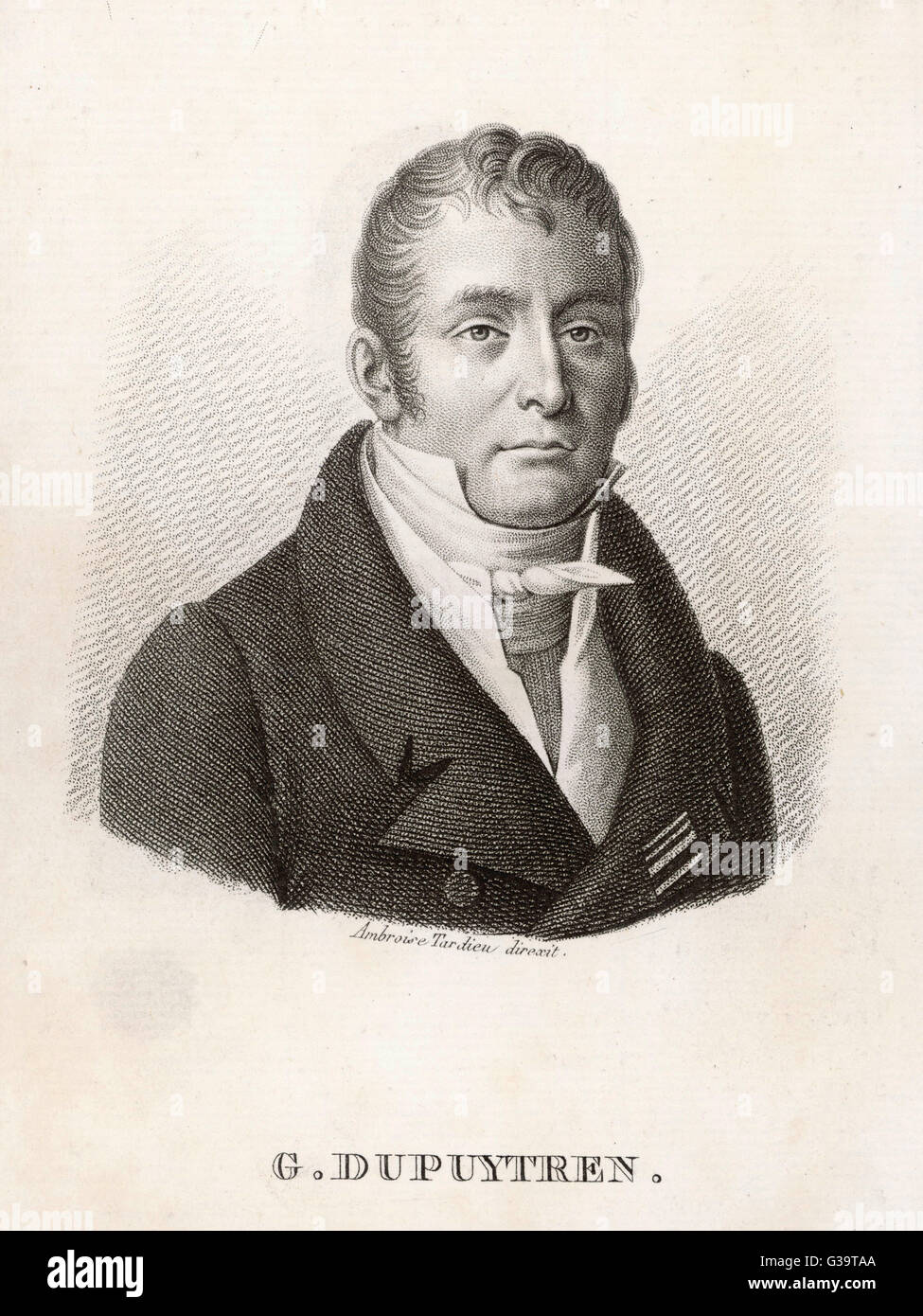 Guillaume dupuytren french surgeon anatomist hi-res stock photography ...