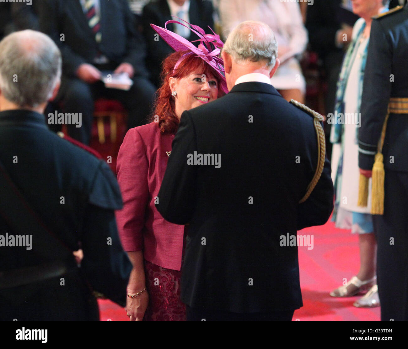 Receives an mbe from the prince of wales hi-res stock photography and ...
