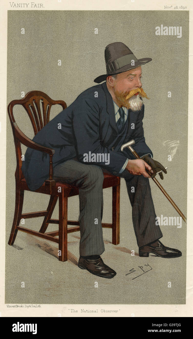 William Ernest Henley English Man Letters High Resolution Stock ...