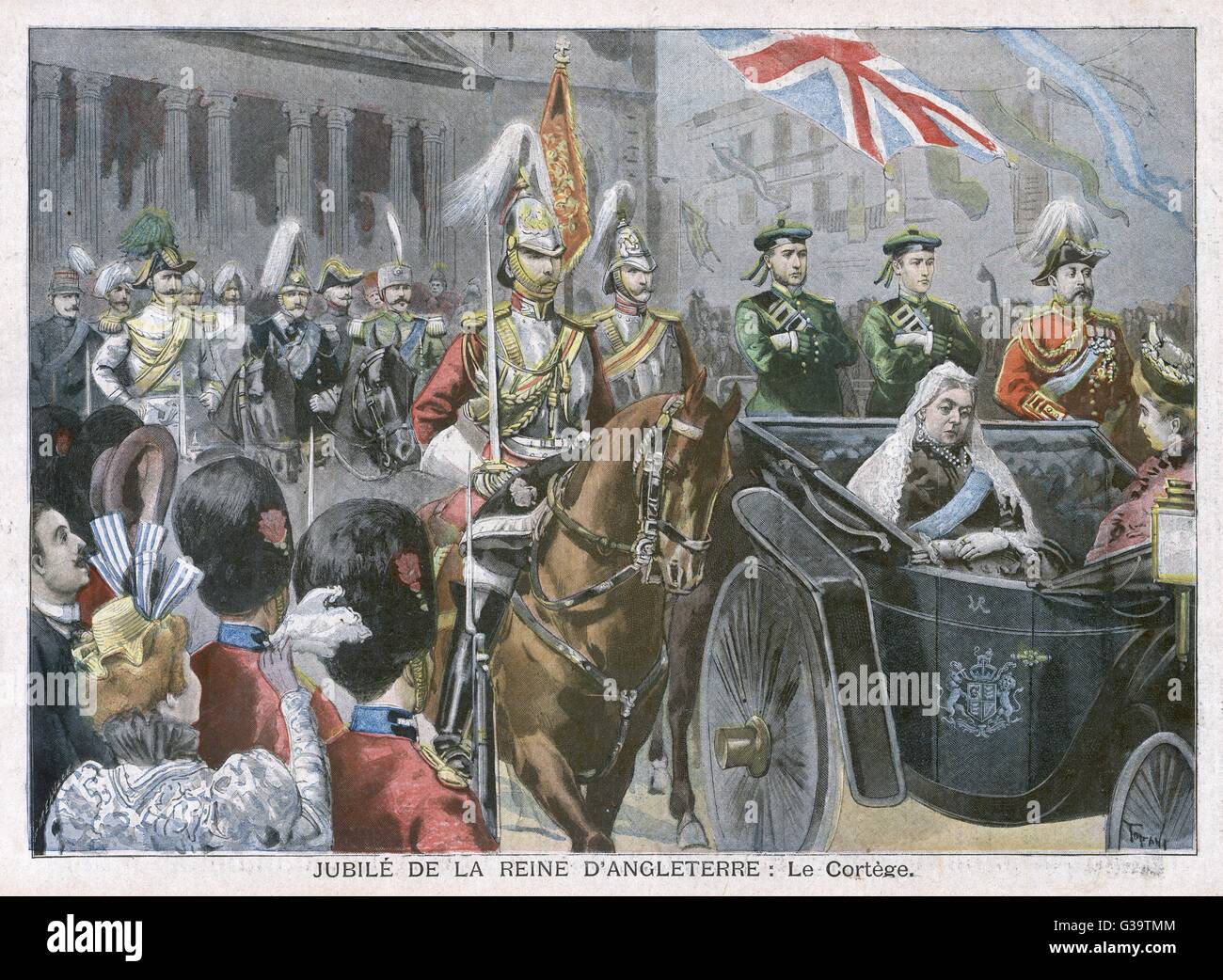 Queen Victoria Diamond Jubilee, 1897 Stock Photo - Alamy