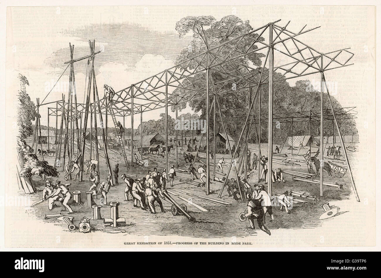 CRYSTAL PALACE CONSTRUCT Stock Photo - Alamy