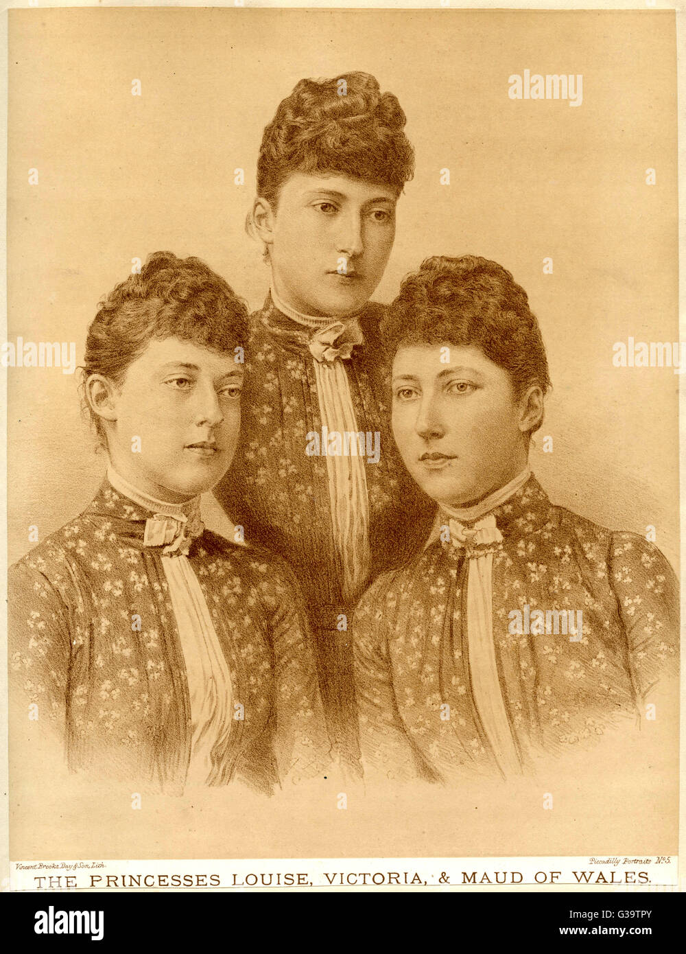 Princess Victoria with her two sisters Stock Photo - Alamy