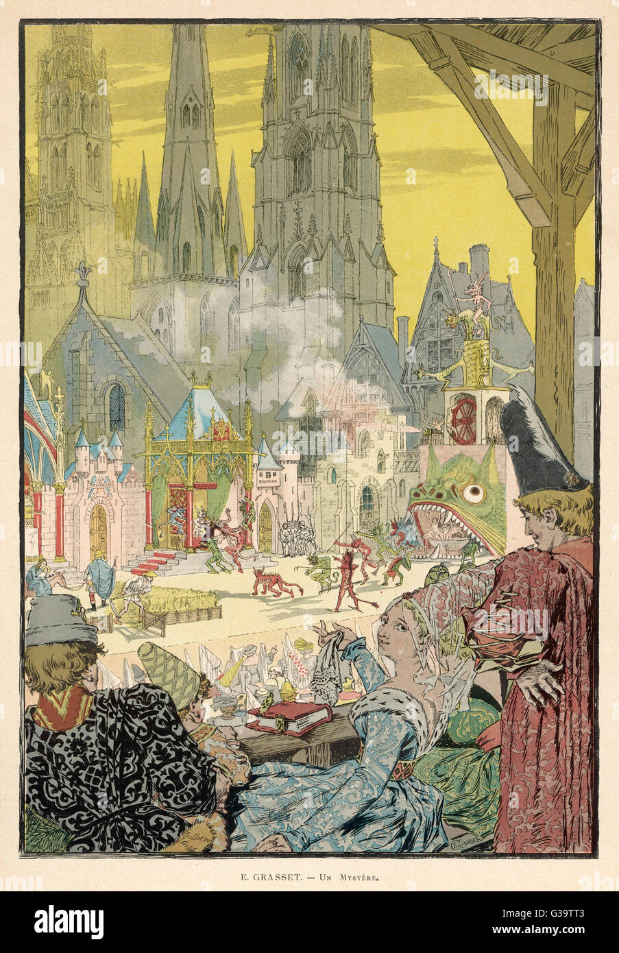 Medieval mystery theatre hi-res stock photography and images - Alamy