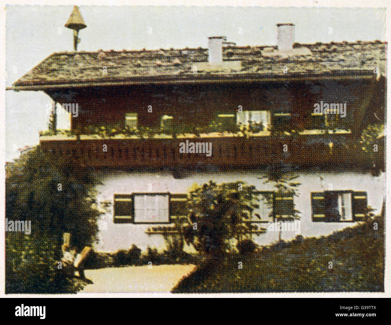 Adolf Hitler Home Image Of HITLER: BERGHOF HOME, 1936. Aerial View