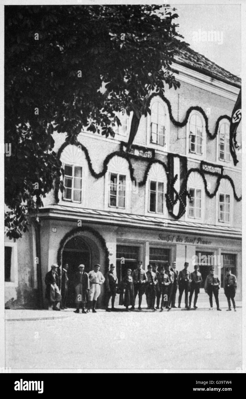 Adolf Hitler - Braunau - Birthplace Stock Photo - Alamy