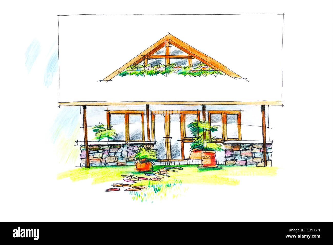 Planning drawing hi-res stock photography and images - Alamy