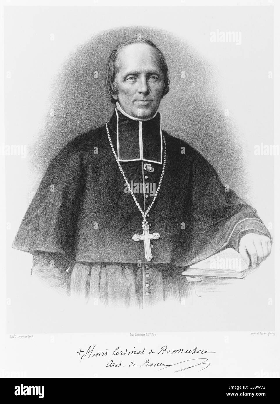 French Cardinal Black and White Stock Photos & Images - Alamy