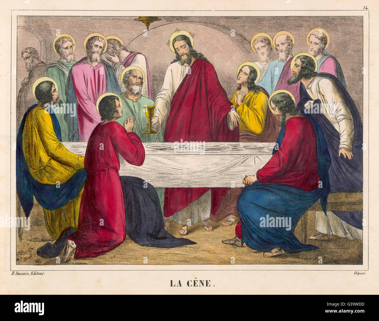 THE LAST SUPPER Stock Photo - Alamy