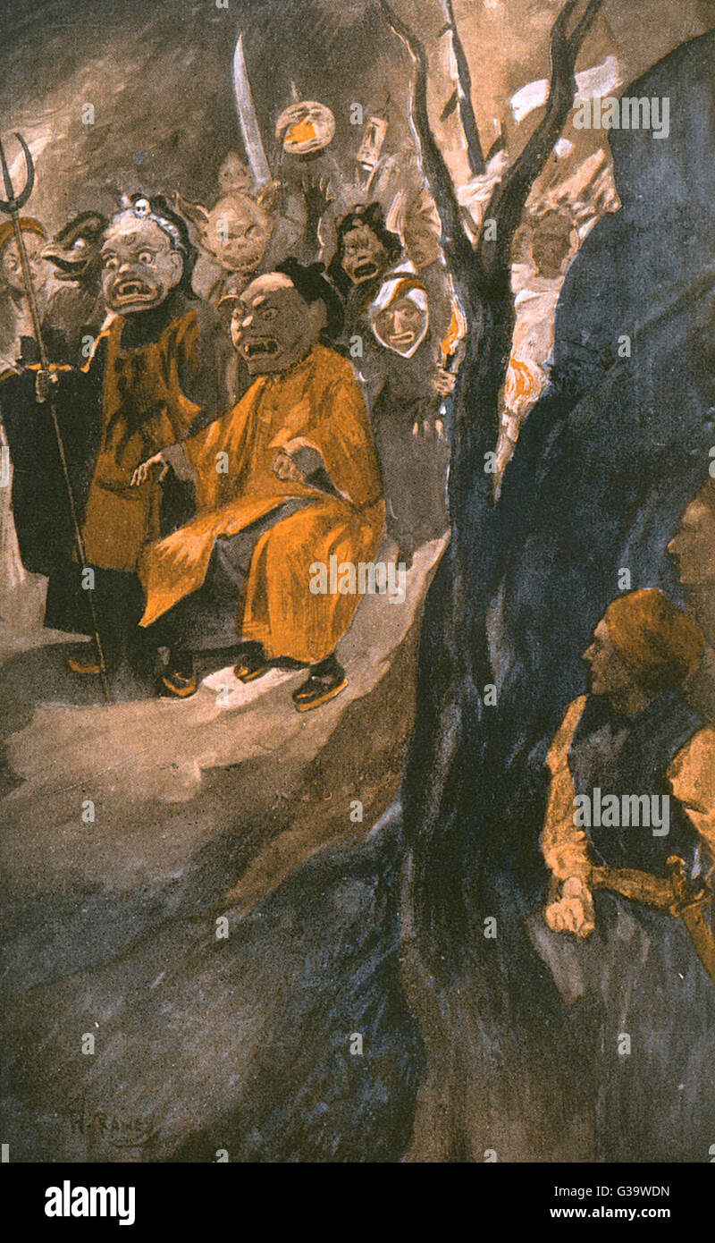 TIBETAN DEVIL DANCERS Stock Photo - Alamy