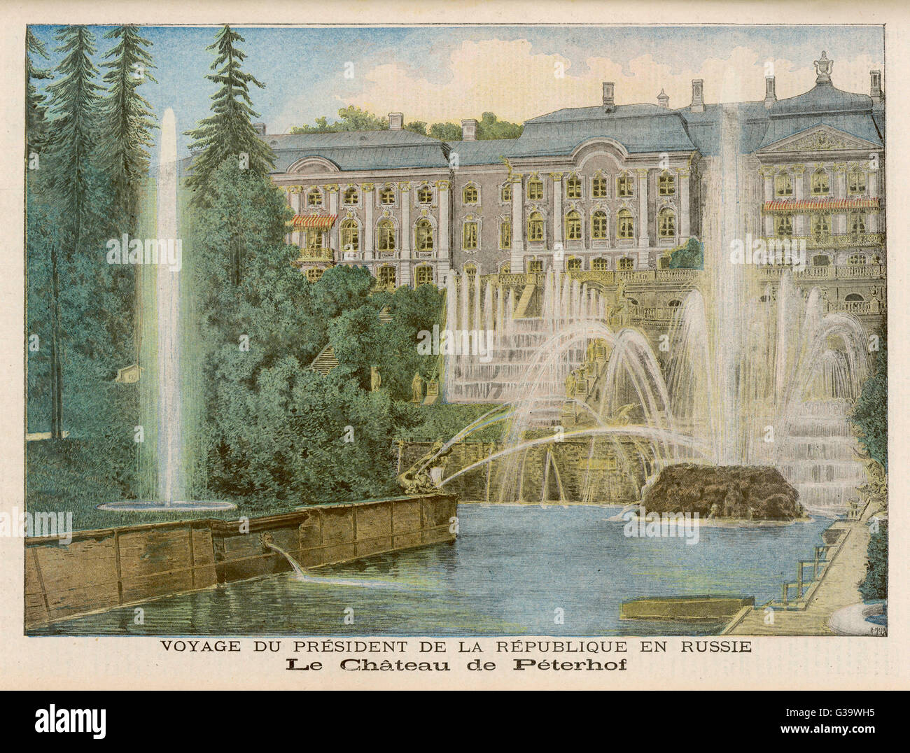 1897 russia peterhof hi-res stock photography and images - Alamy