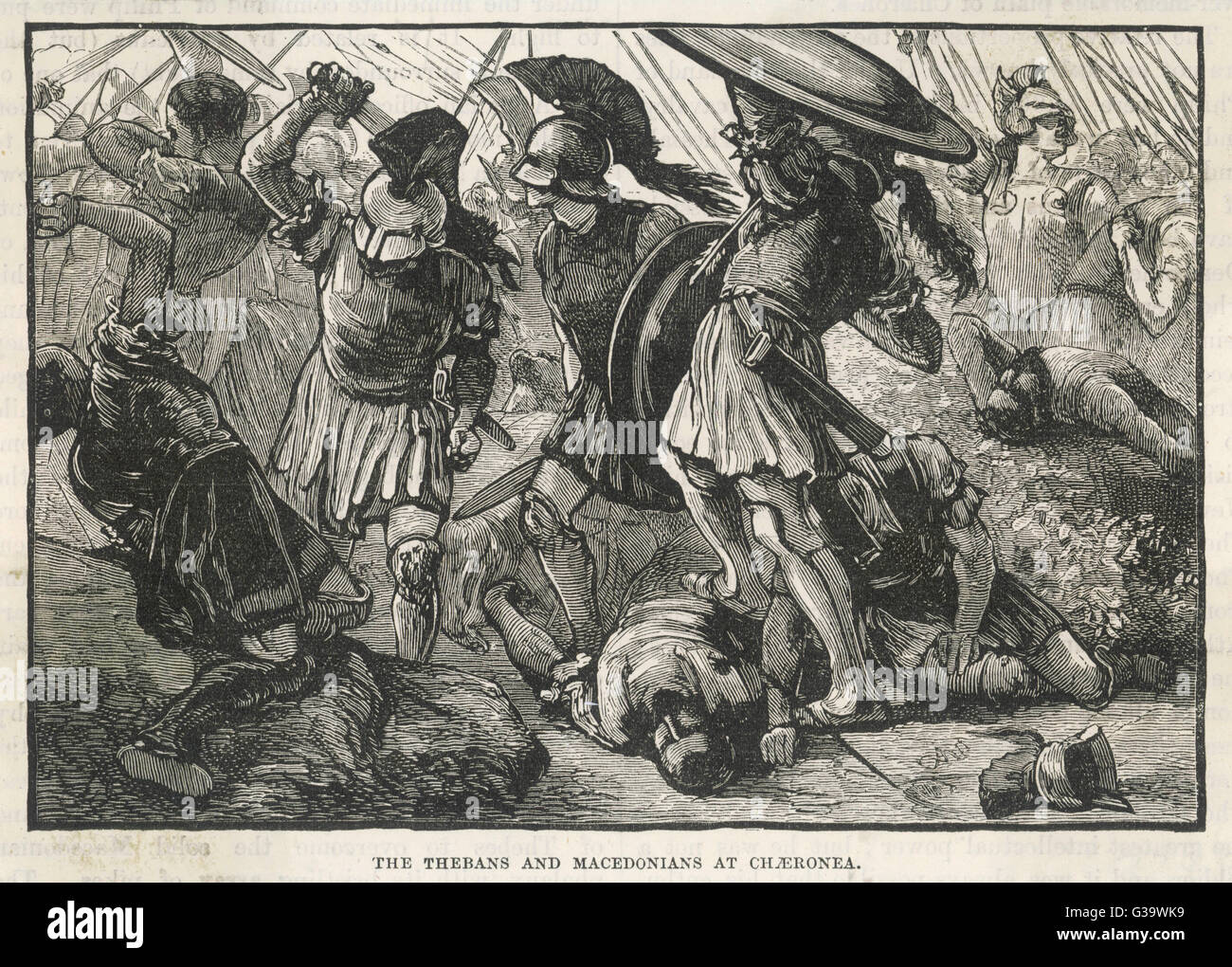 ATHENIANS DEFEATED 338BC Stock Photo - Alamy