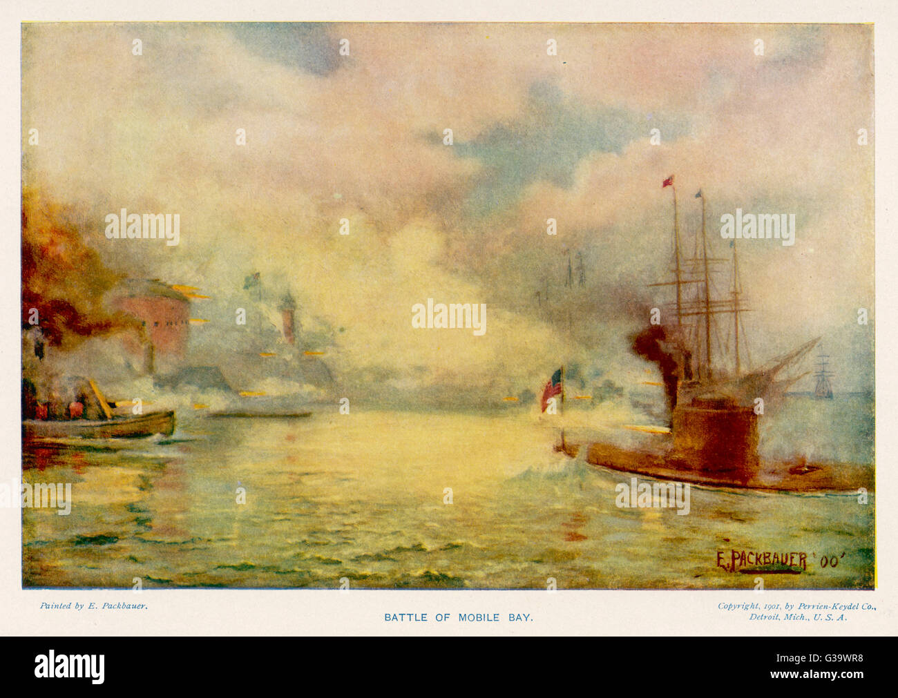 The battle of mobile bay hi-res stock photography and images - Alamy