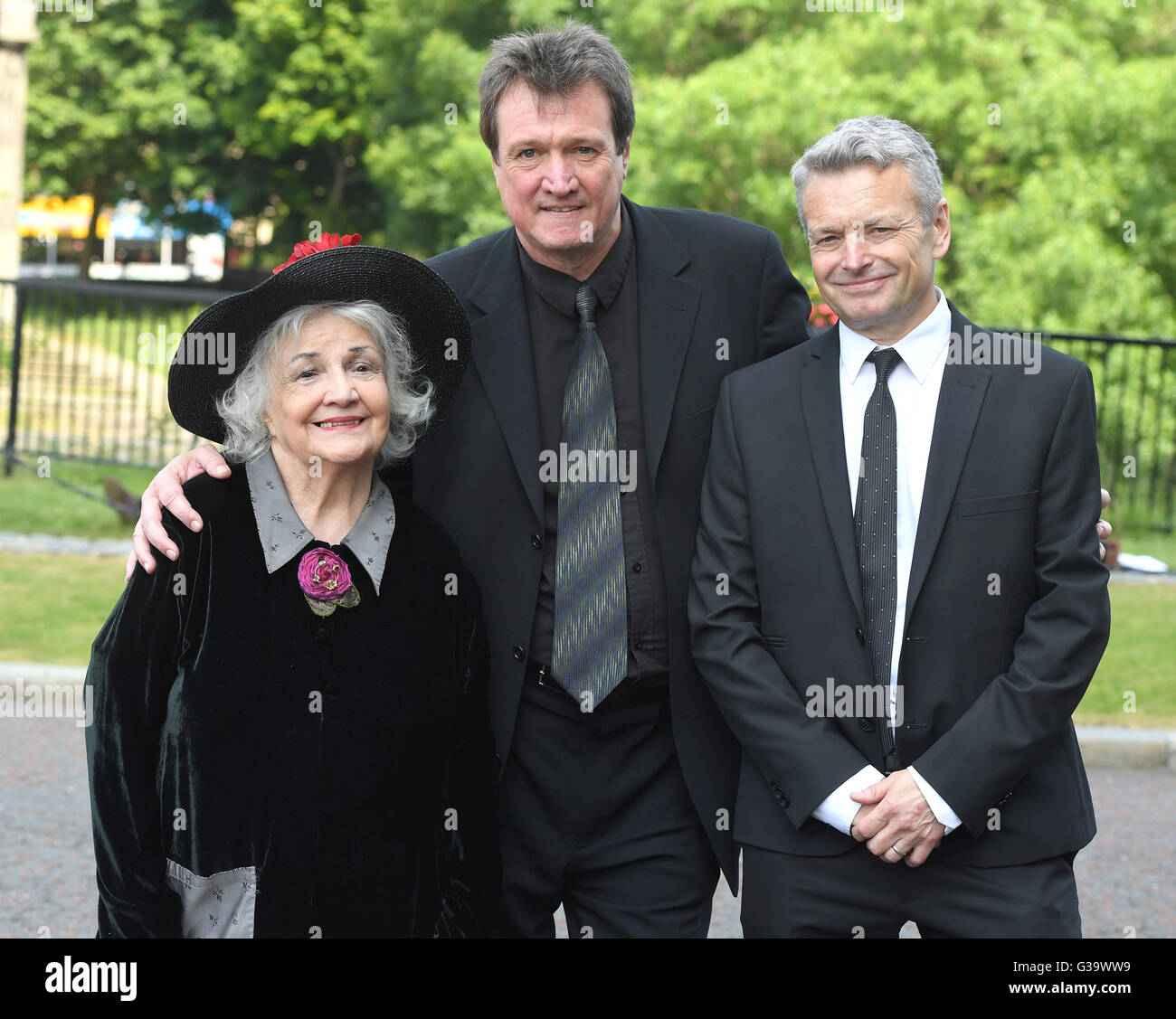 Cast members from Bread (left-right) Jean Boht, Peter Howitt and Nick ...