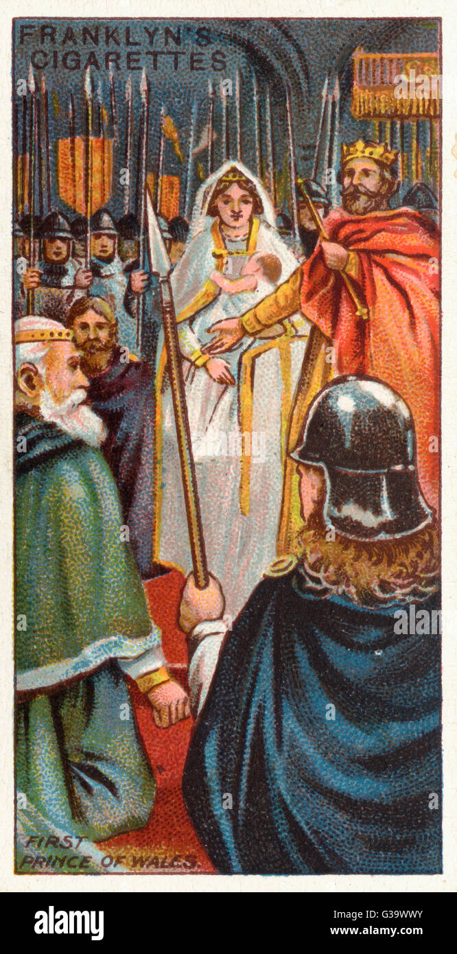 EDWARD I & HIS SON Stock Photo - Alamy