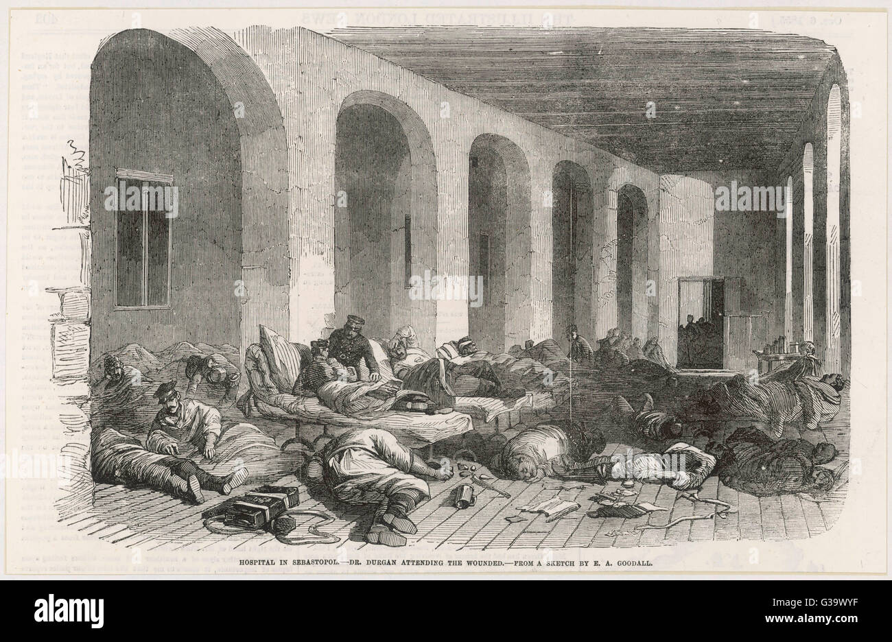 SEBASTOPOL HOSPITAL 1855 Stock Photo - Alamy