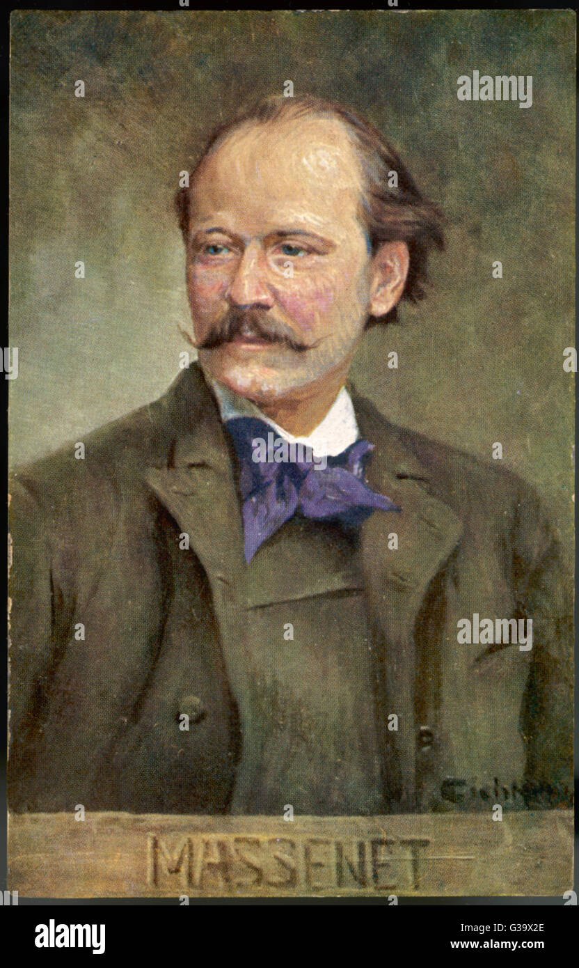 JULES MASSENET French composer Date: 1842 - 1912 Stock Photo - Alamy JULES MASSENET French composer Date: 1842 - 1912 Stock Photo - Alamy