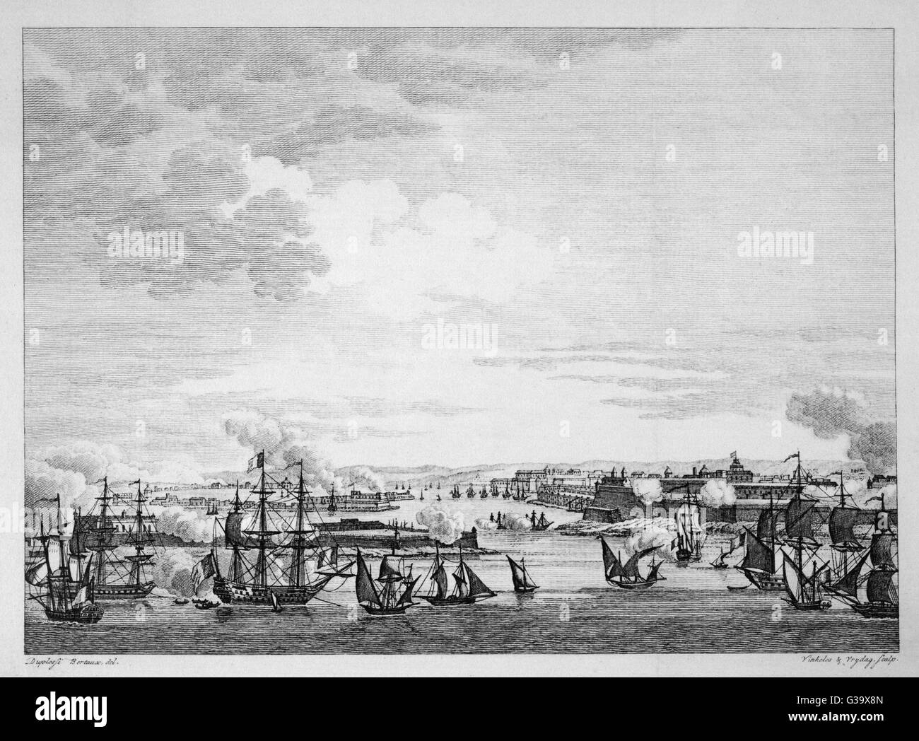 FRENCH TAKE MALTA 1798 Stock Photo - Alamy