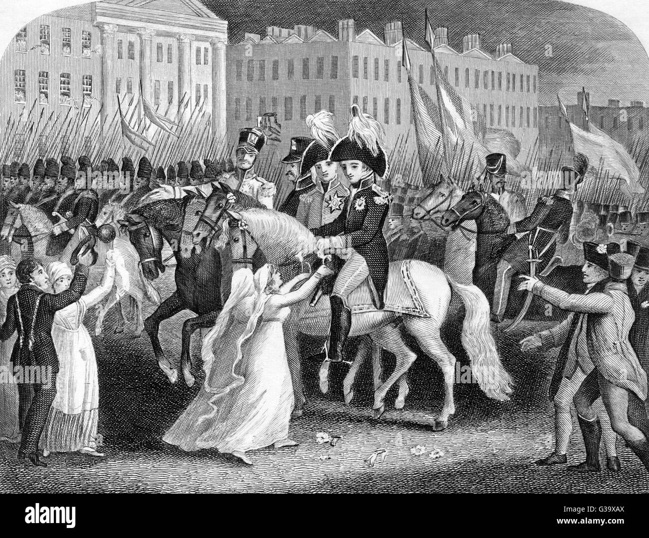 Allies Enter Paris 1815 Stock Photo - Alamy