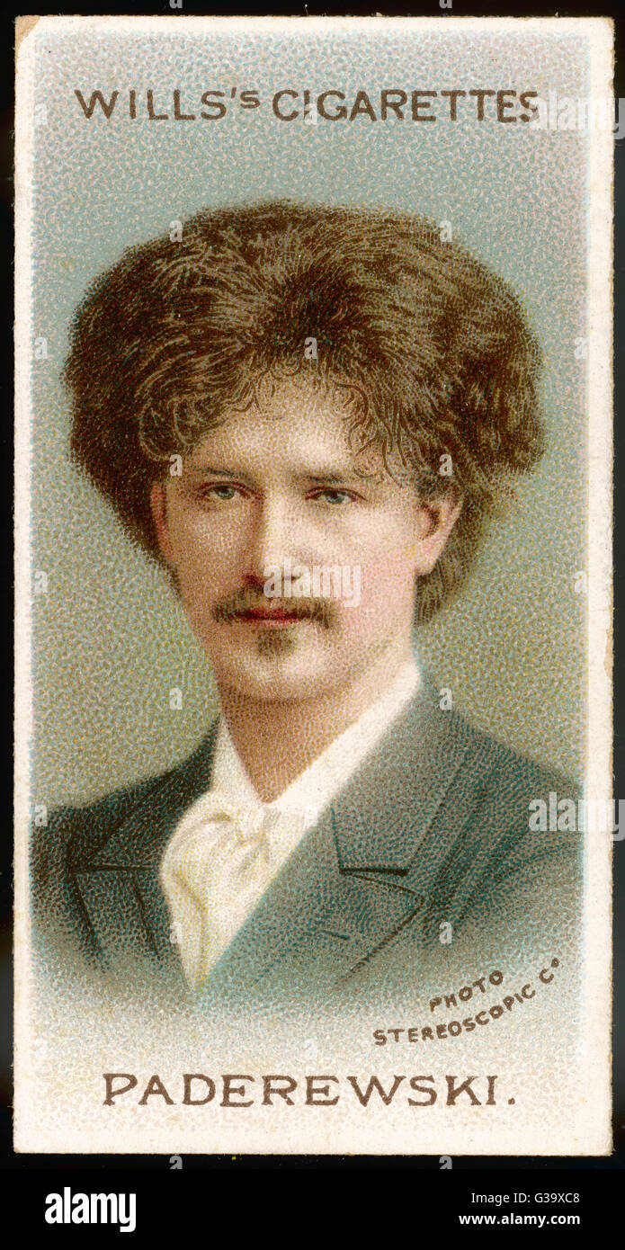 IGNACY JAN PADEREWSKI Polish pianist, composer and statesman Date: 1860 ...