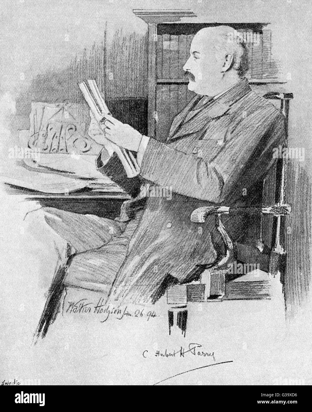 CHARLES HUBERT PARRY Stock Photo - Alamy