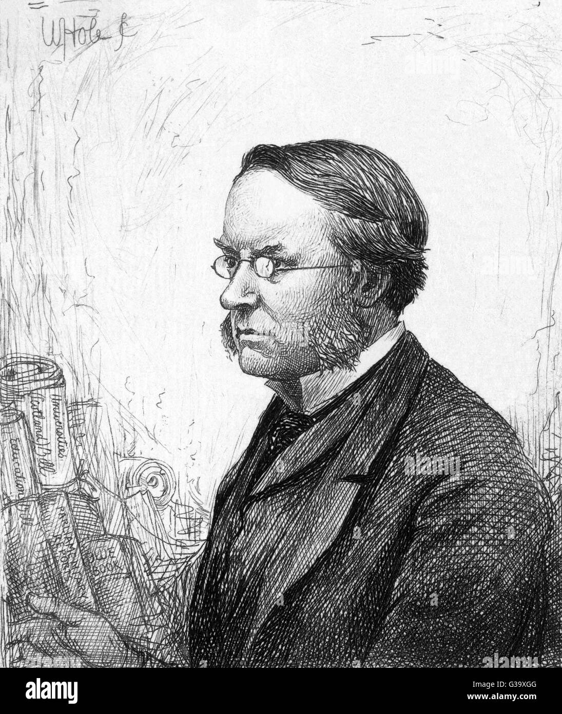 SIR LYON PLAYFAIR Scientist Date: 1818 - 1898 Stock Photo - Alamy