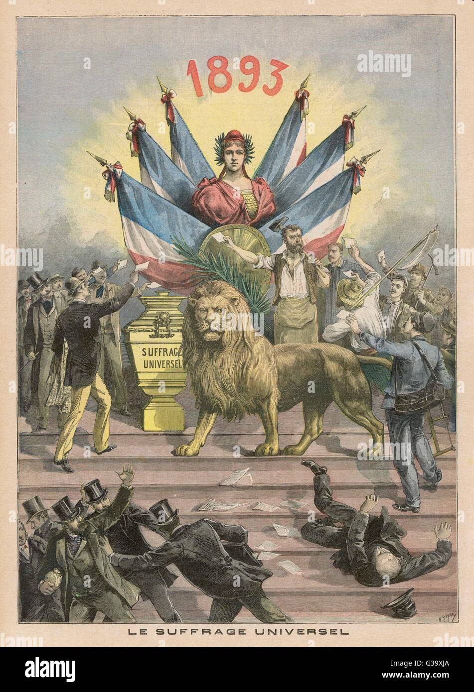 Universal Suffrage comes to the people of France - well, to French men ...